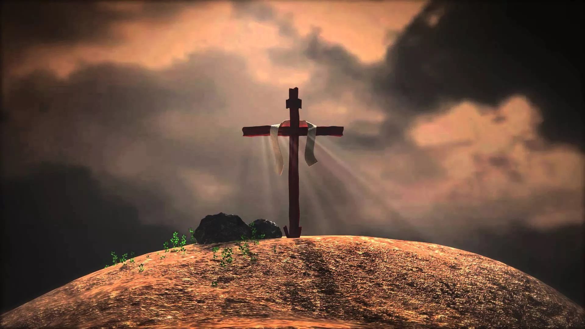 Jesus Cross Download Wallpaper Image - Jesus On Cross 3d- WallpaperUse