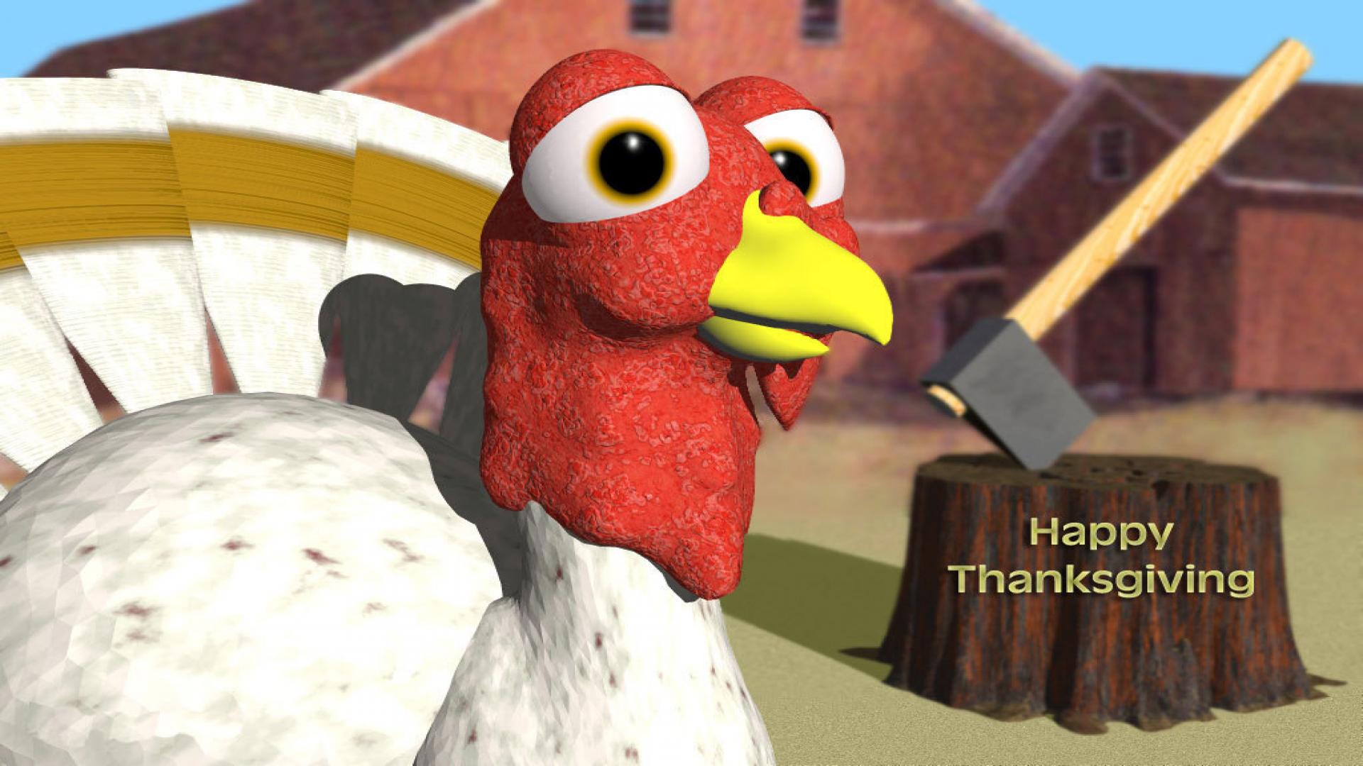 thanksgiving wallpaper,bird,rooster,beak,animated cartoon,animation ...