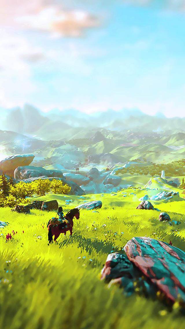 zelda wallpaper,natural landscape,grassland,nature,pasture,meadow ...