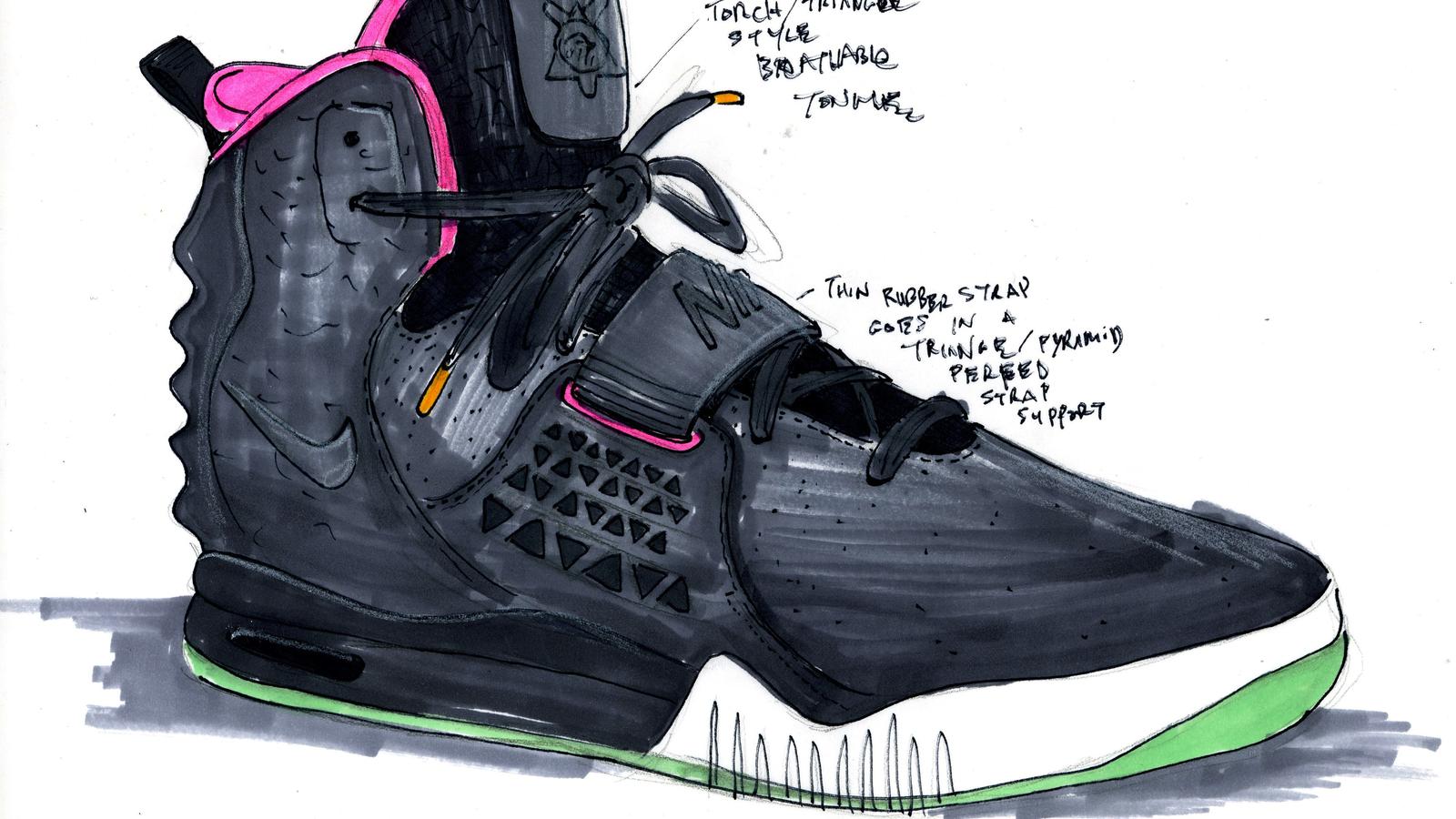 Nike Air Yeezy Ii Profile - Nike Air Yeezy 2 Details- WallpaperUse