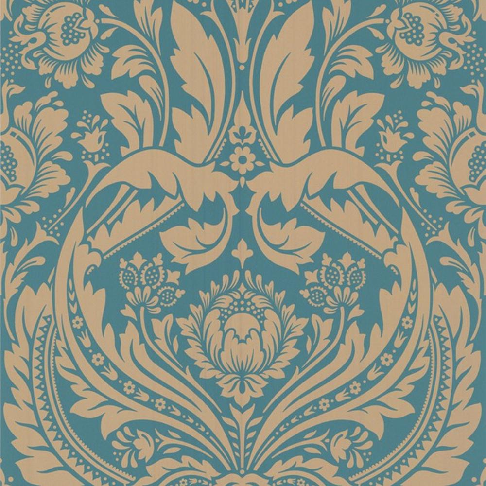 teal damask wallpaper,pattern,motif,visual arts,design,textile (#405344 ...