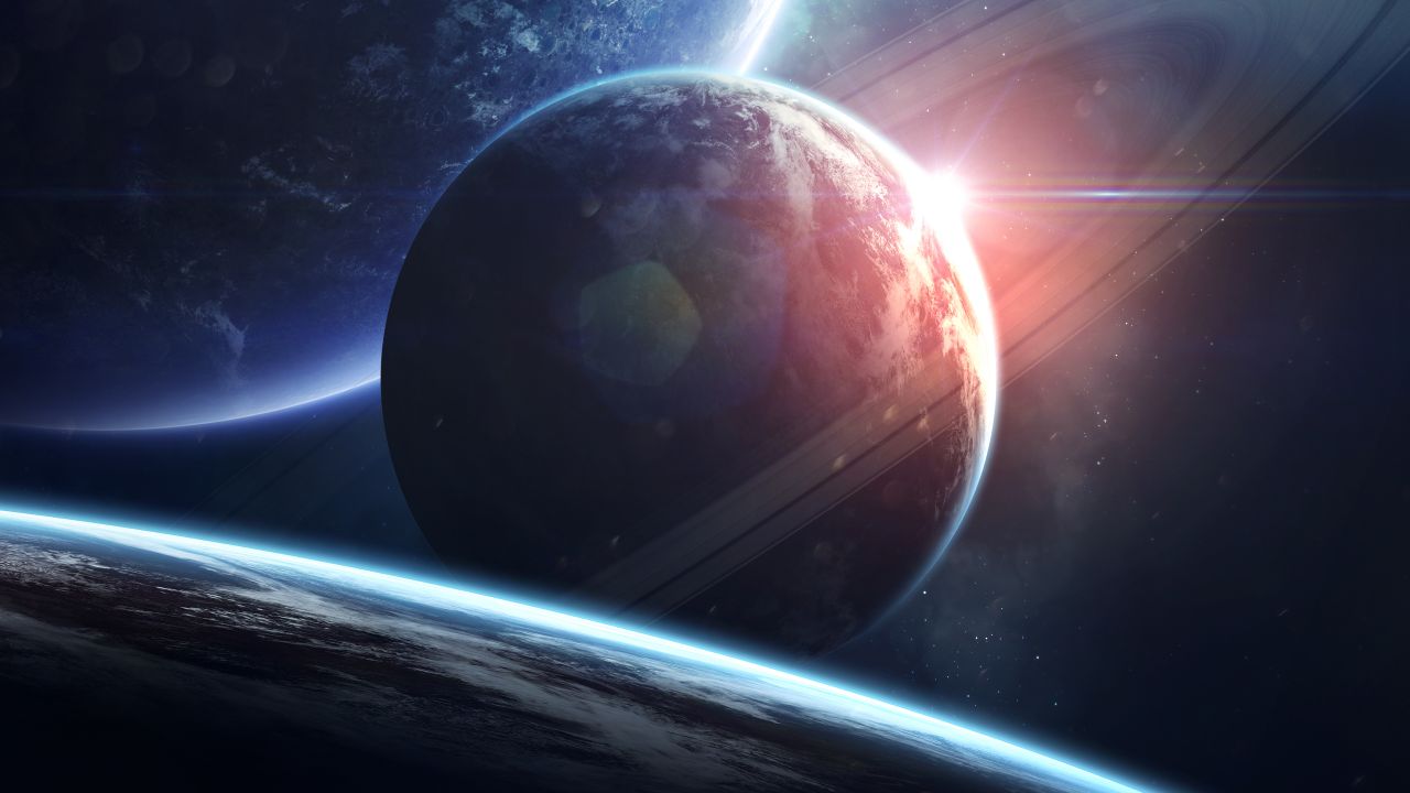 wallpaper em 4k,outer space,planet,atmosphere,astronomical object ...