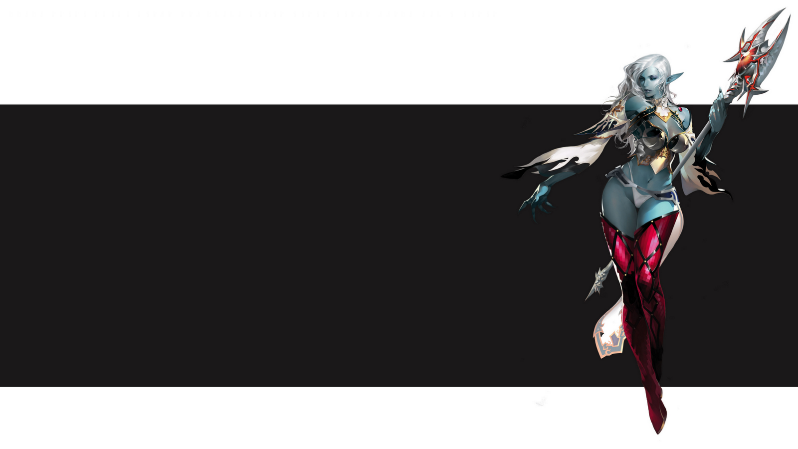 Lineage 2 Dark Elf Female- WallpaperUse