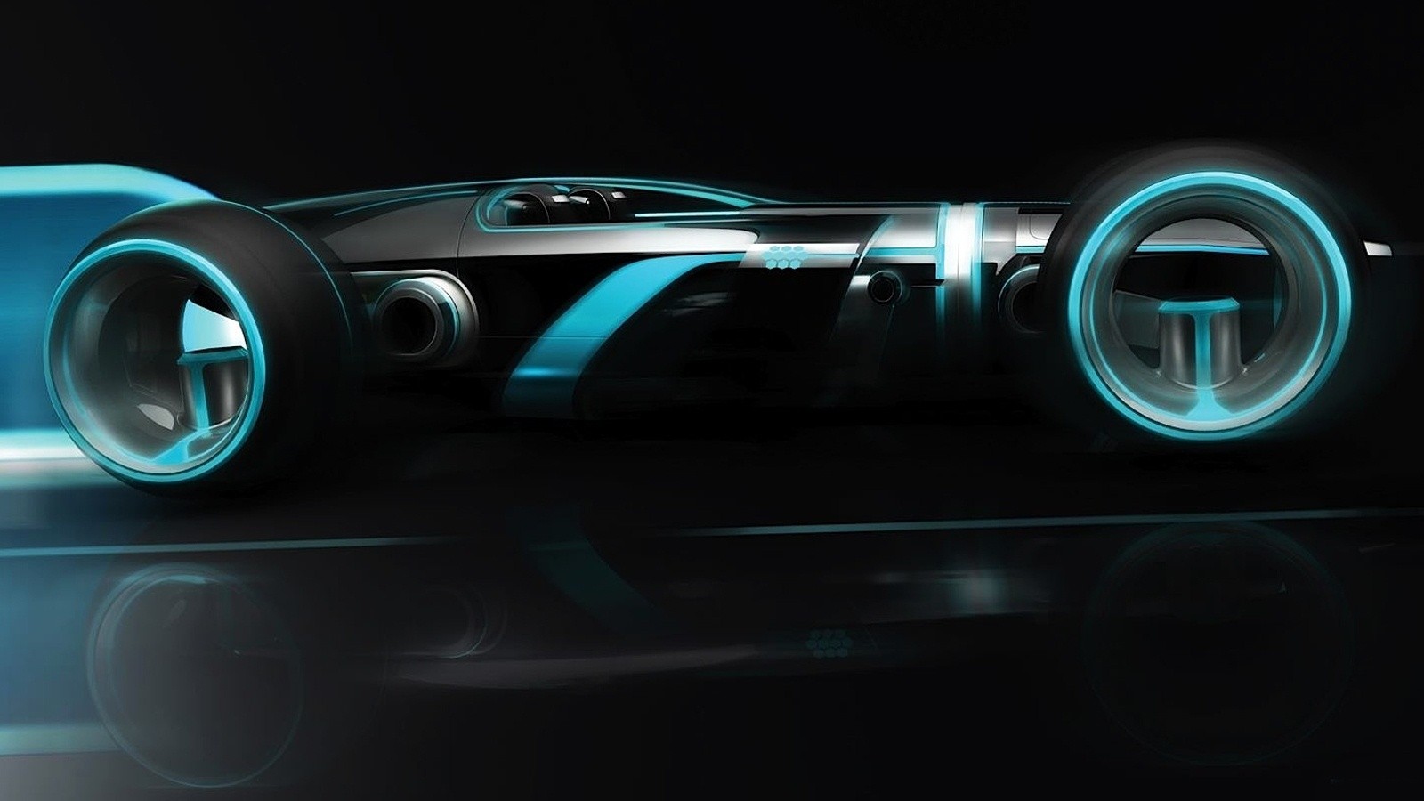 Tron Legacy Light Car- WallpaperUse