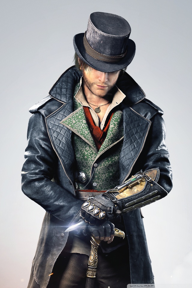 jacob frye wallpaper,figurine,outerwear,jacket,leather jacket,action ...