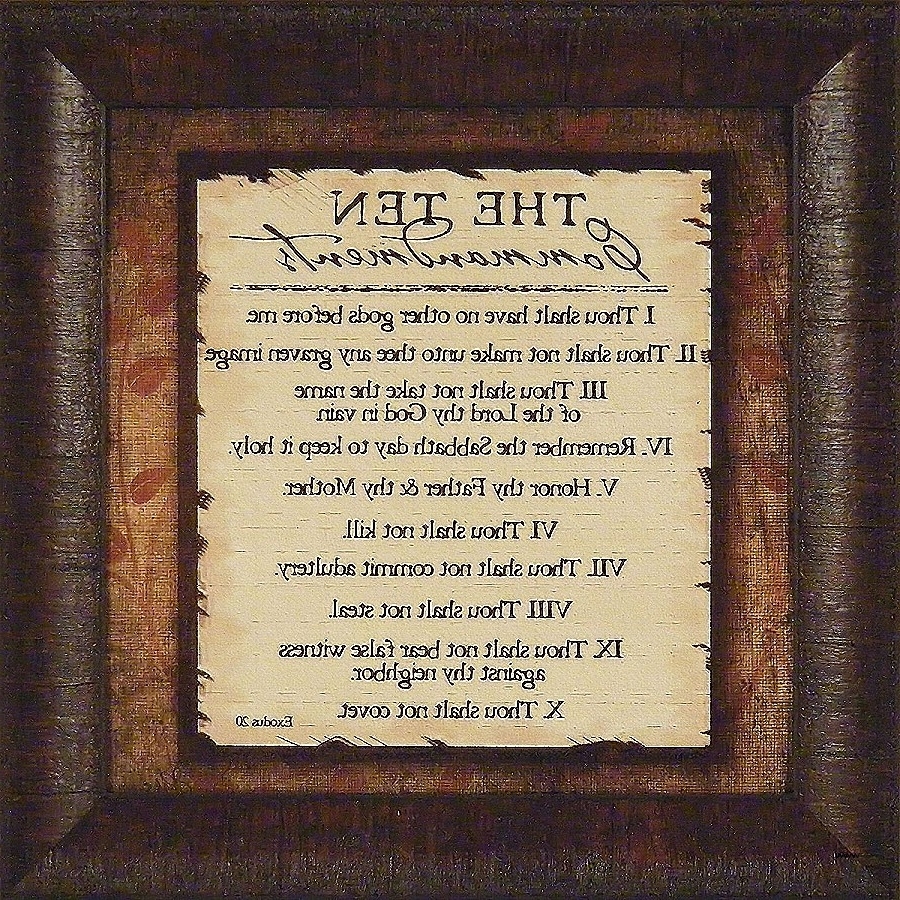 10 commandments wallpaper,picture frame,text,font,calligraphy,wood ...