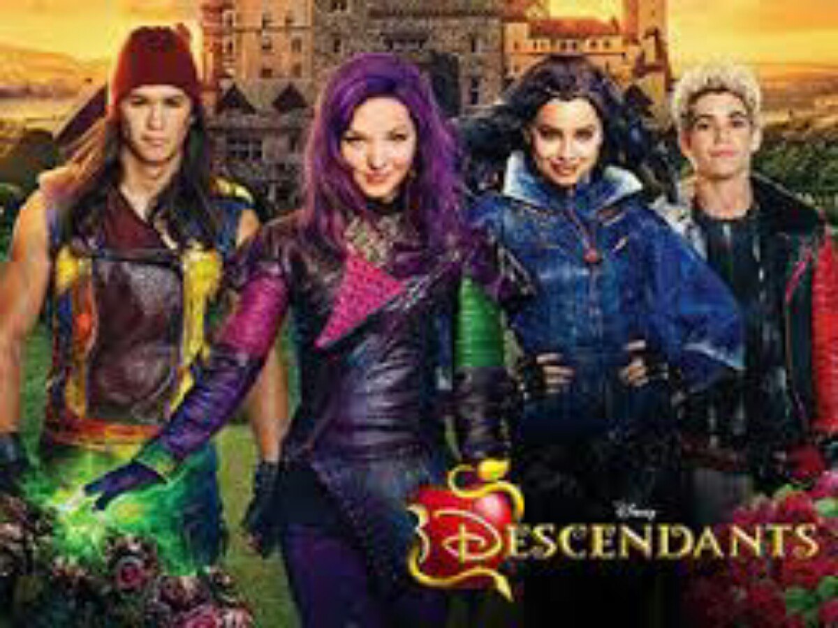 disney descendants wallpaper,movie,hero,album cover,fictional character ...