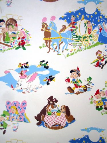 Disney Wallpaper Vintage Pattern- WallpaperUse