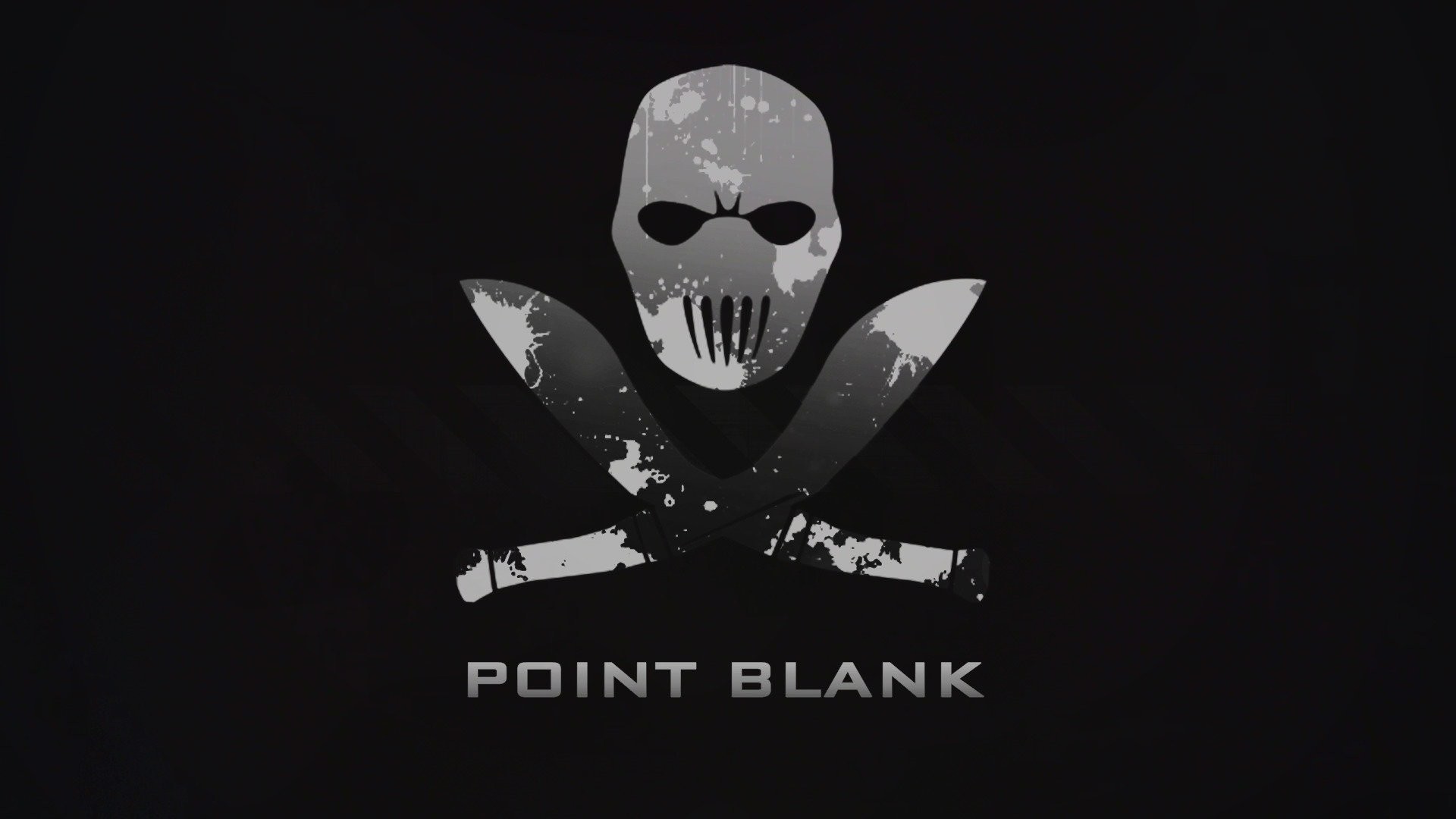 point blank wallpaper hd,logo,font,fiction,skull,fictional character ...