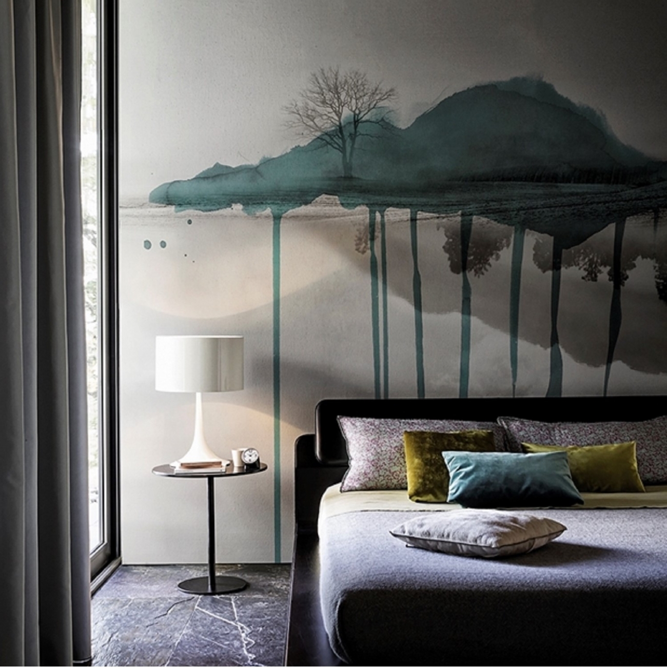 wall and deco wallpaper,bed,furniture,bedroom,room,property (#425915 ...