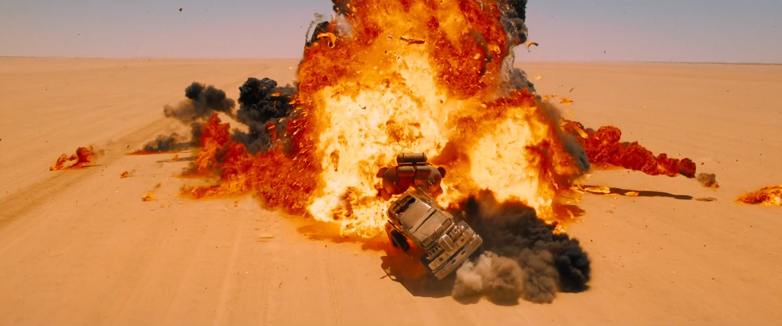 Mad Max The Road Warrior Explosion- WallpaperUse