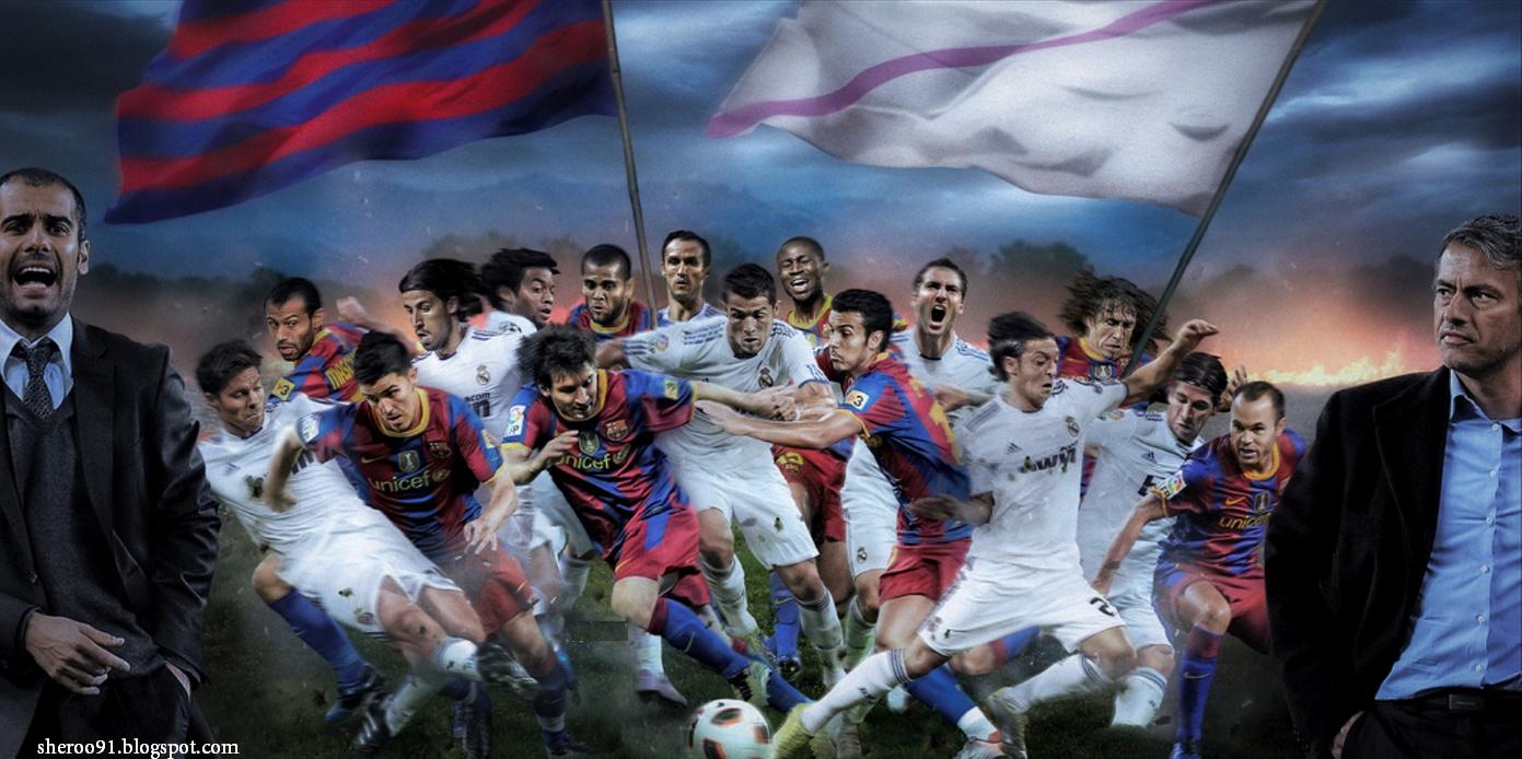 Real Madrid Vs Barcelona 2011- WallpaperUse