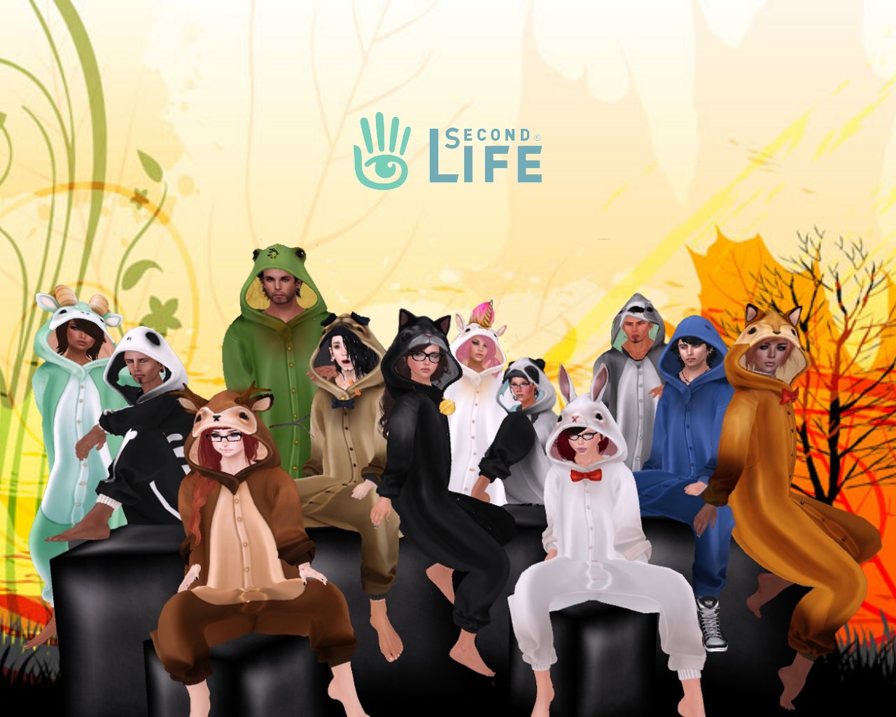 second wallpaper,cartoon,people,social group,animated cartoon ...