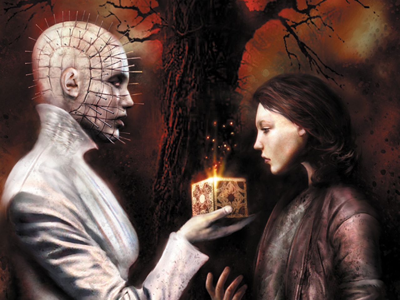 hellraiser wallpaper,human,darkness,art,fictional character ...