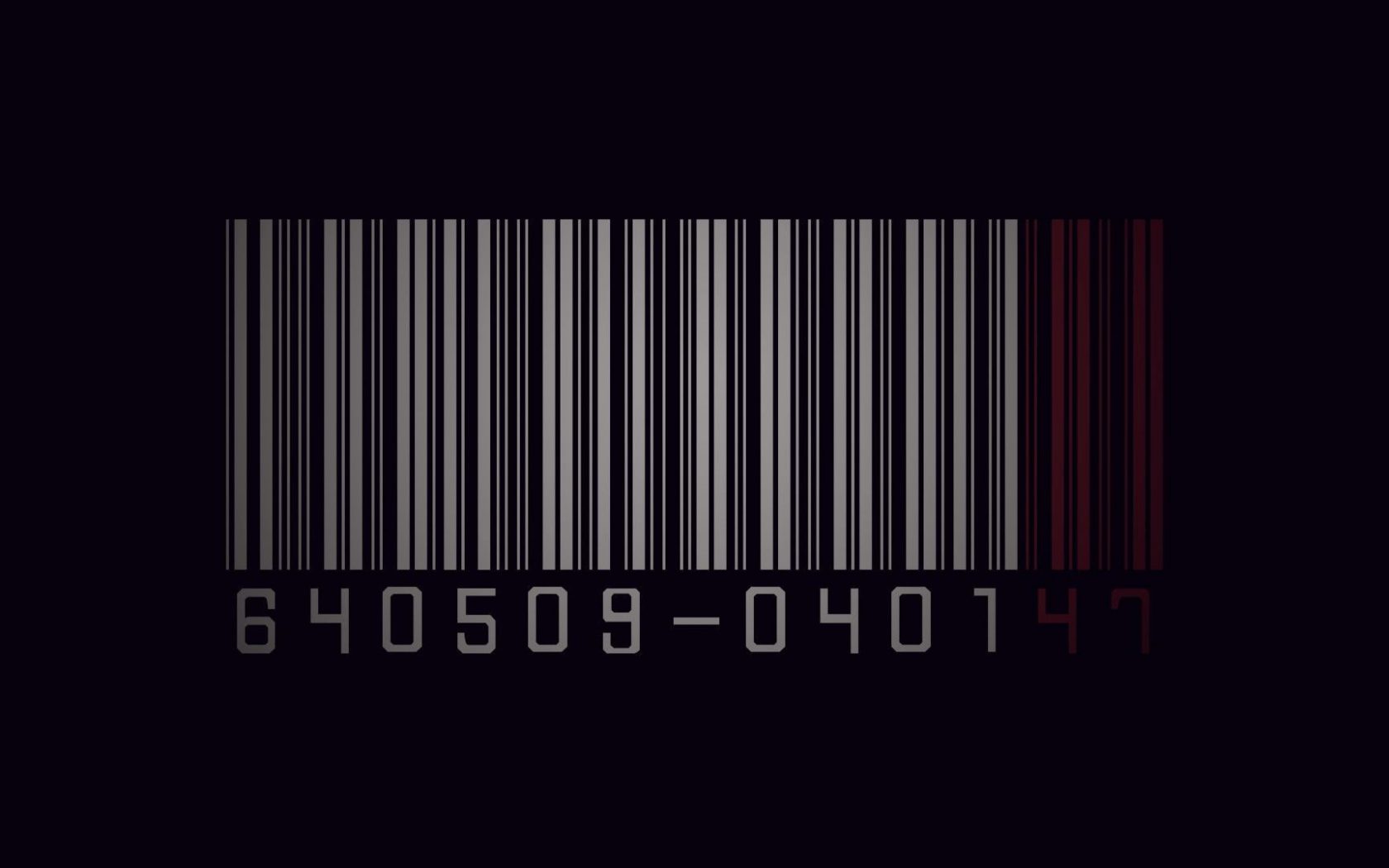 barcode wallpaper,text,black,font,red,line (#433648) - WallpaperUse