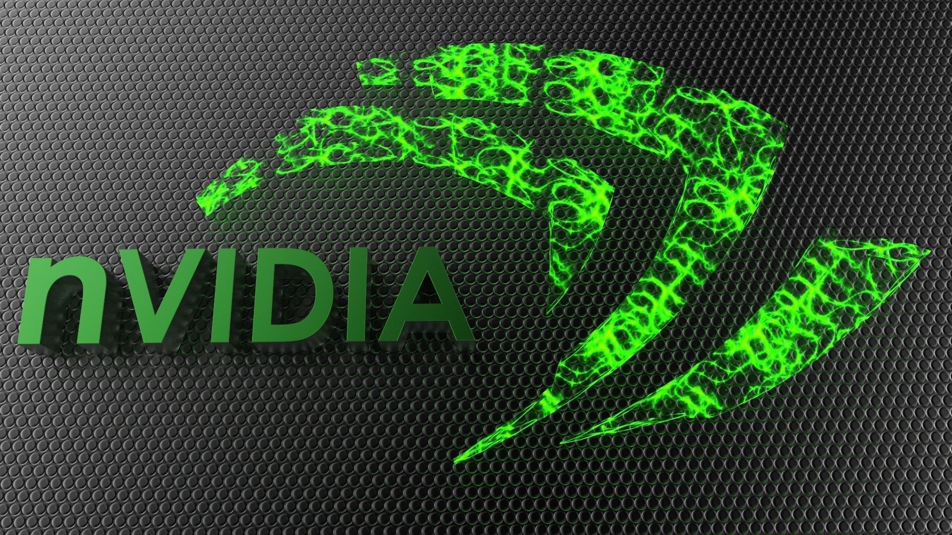 Nvidia Logo 3d Model- WallpaperUse