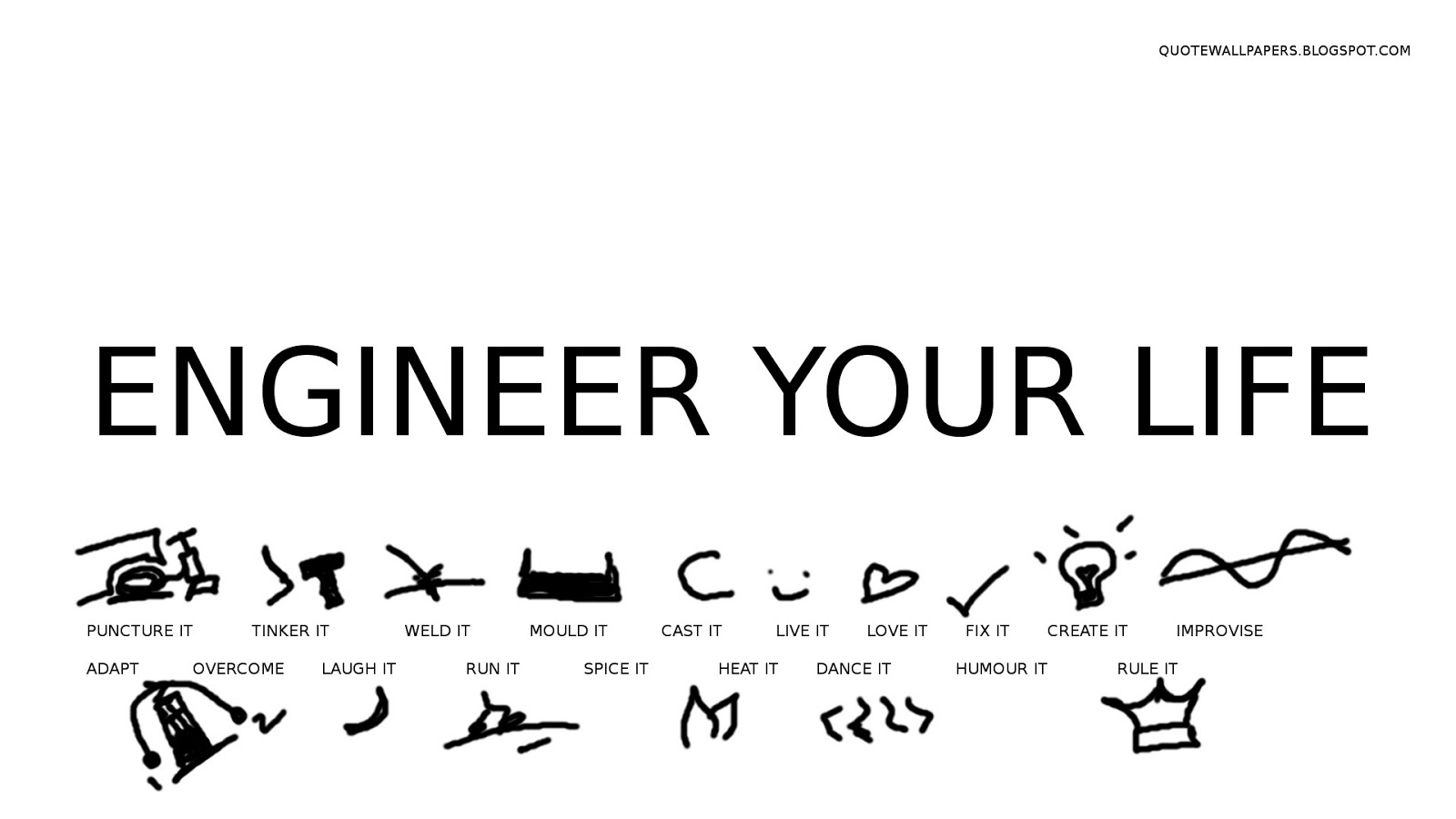 Engineer Your Life Quote Wallpaper Picture - Engineers Love Life Funny ...