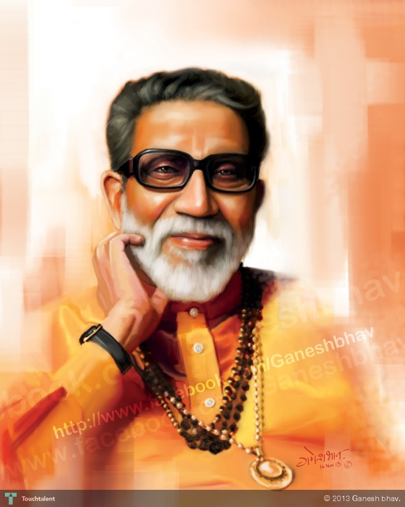 fond d'écran balasaheb thakre,moustache,barbe,illustration,gourou ...