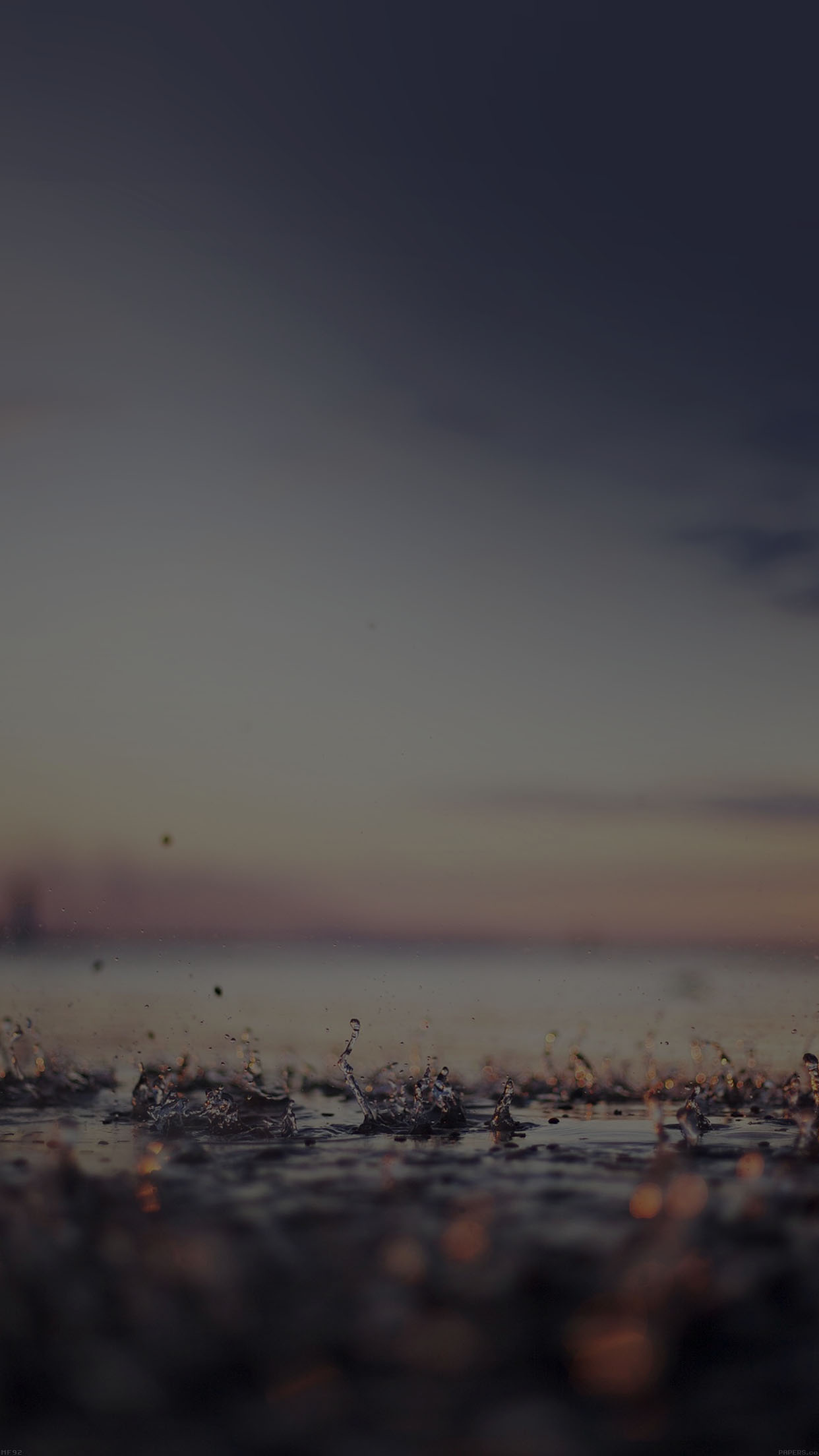 Rain Drop On Dark Afternoon Nature Android Wallpaper - Dark Rainy ...