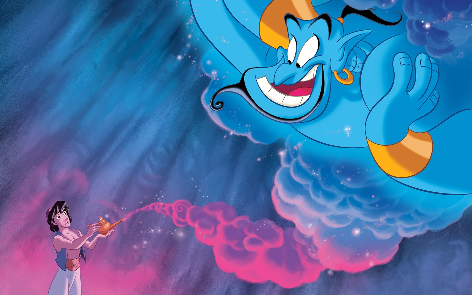 genie wallpaper,animated cartoon,cartoon,water,illustration,animation ...