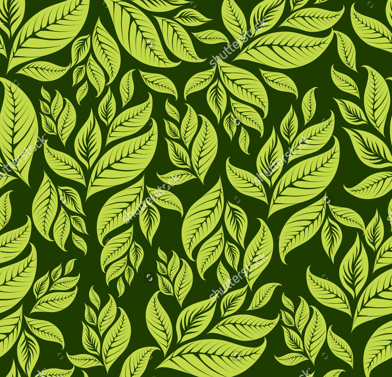 wallpaper pattern vector,leaf,green,pattern,plant,botany (#444673 ...