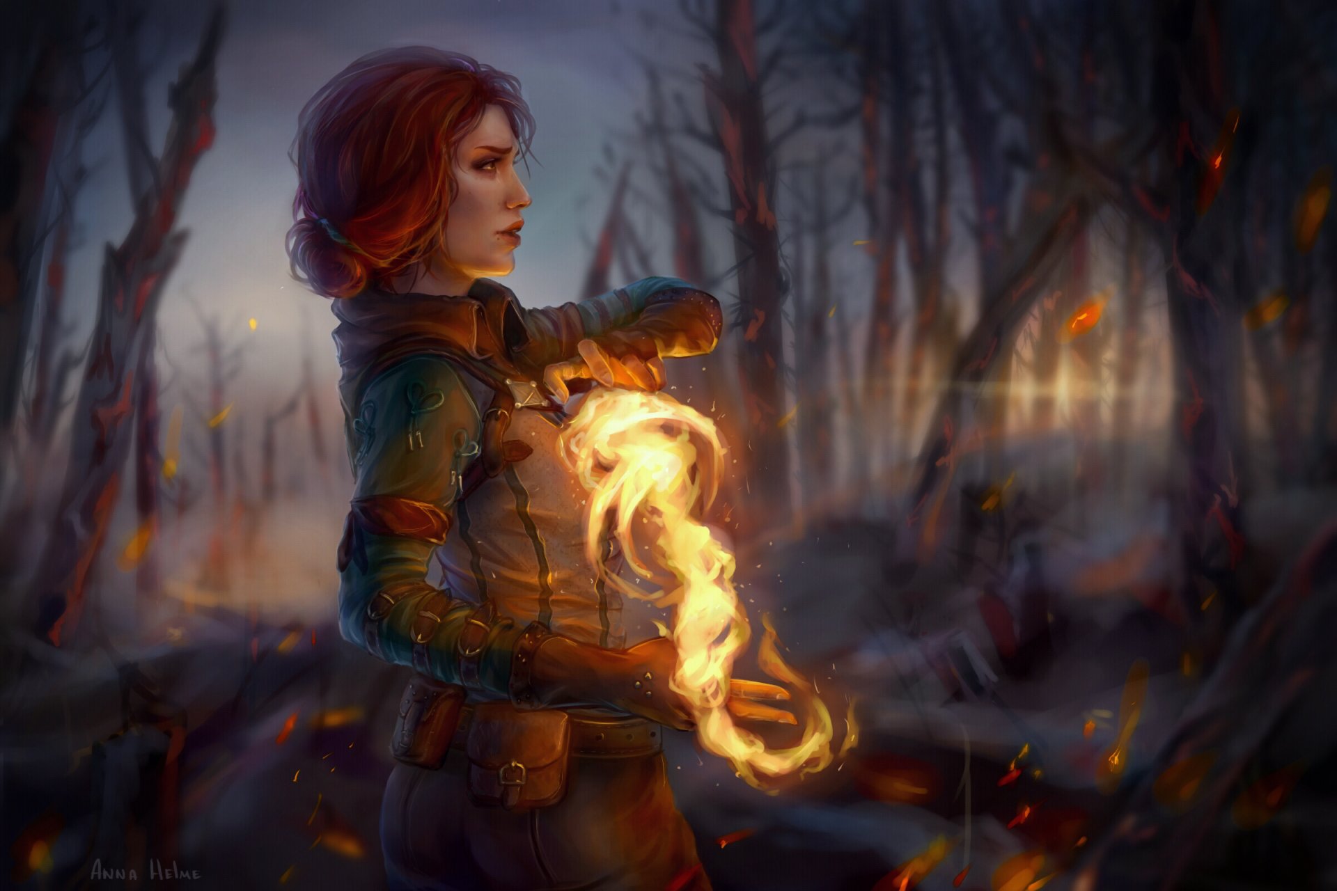 triss wallpaper,action adventure game,cg artwork,adventure game,games ...