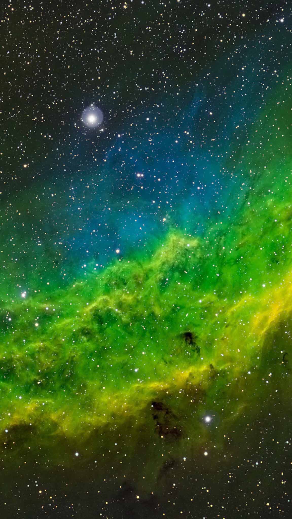 green galaxy wallpaper,green,sky,nature,nebula,astronomical object ...