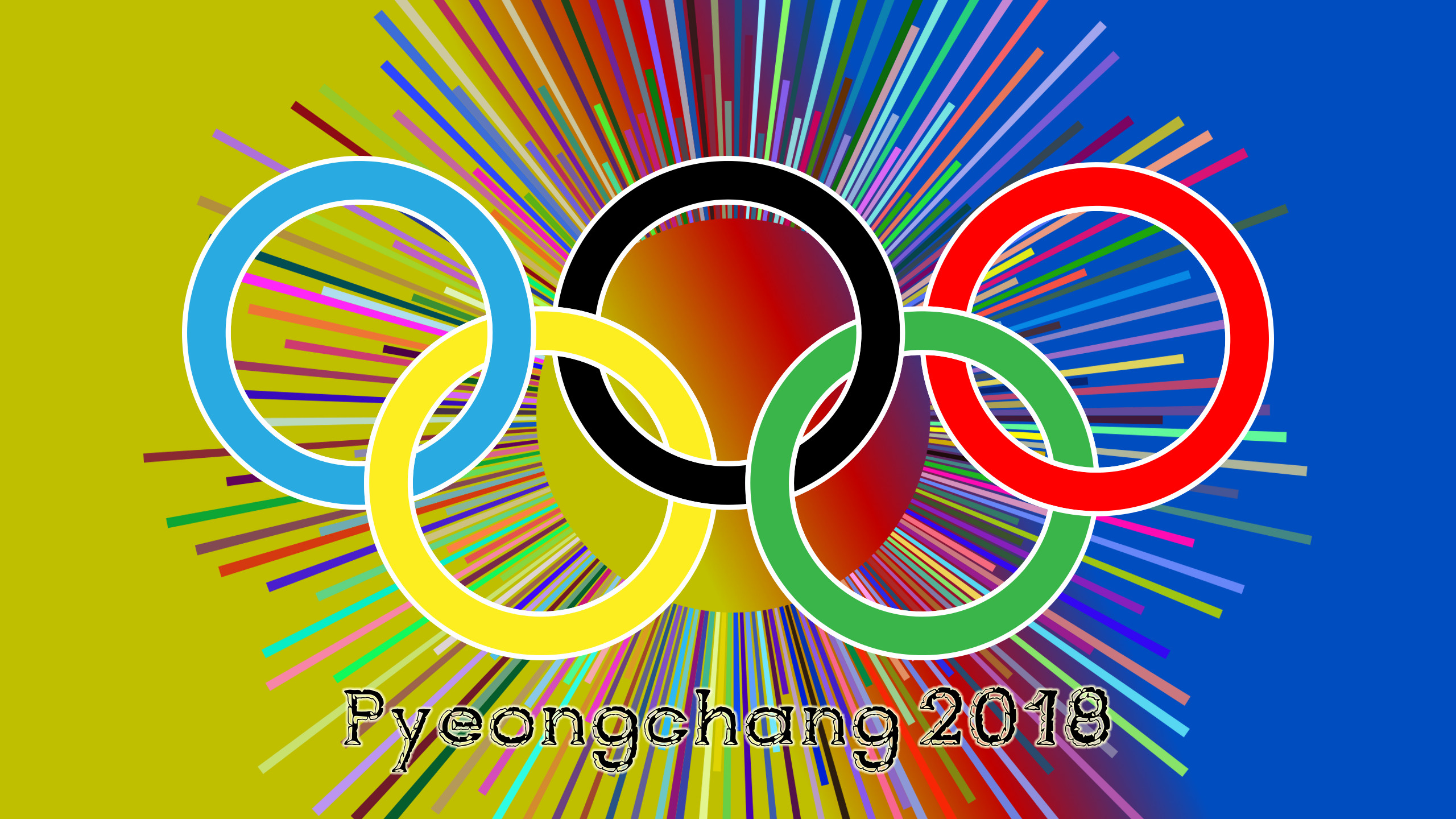 Olympic Rings Hd Wallpaper- WallpaperUse