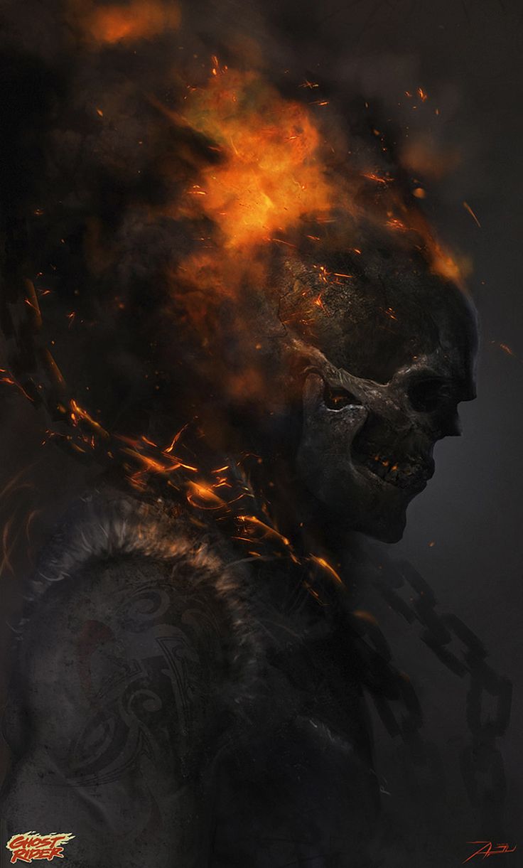 Ghost Rider Fan Art- WallpaperUse