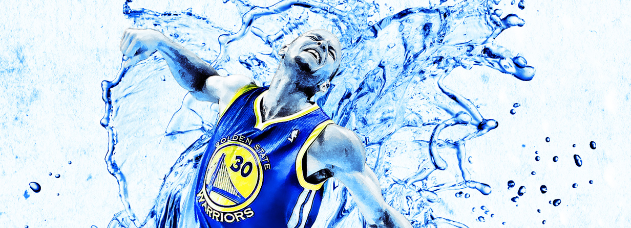 Stephen Curry Splash Wallpaper- WallpaperUse