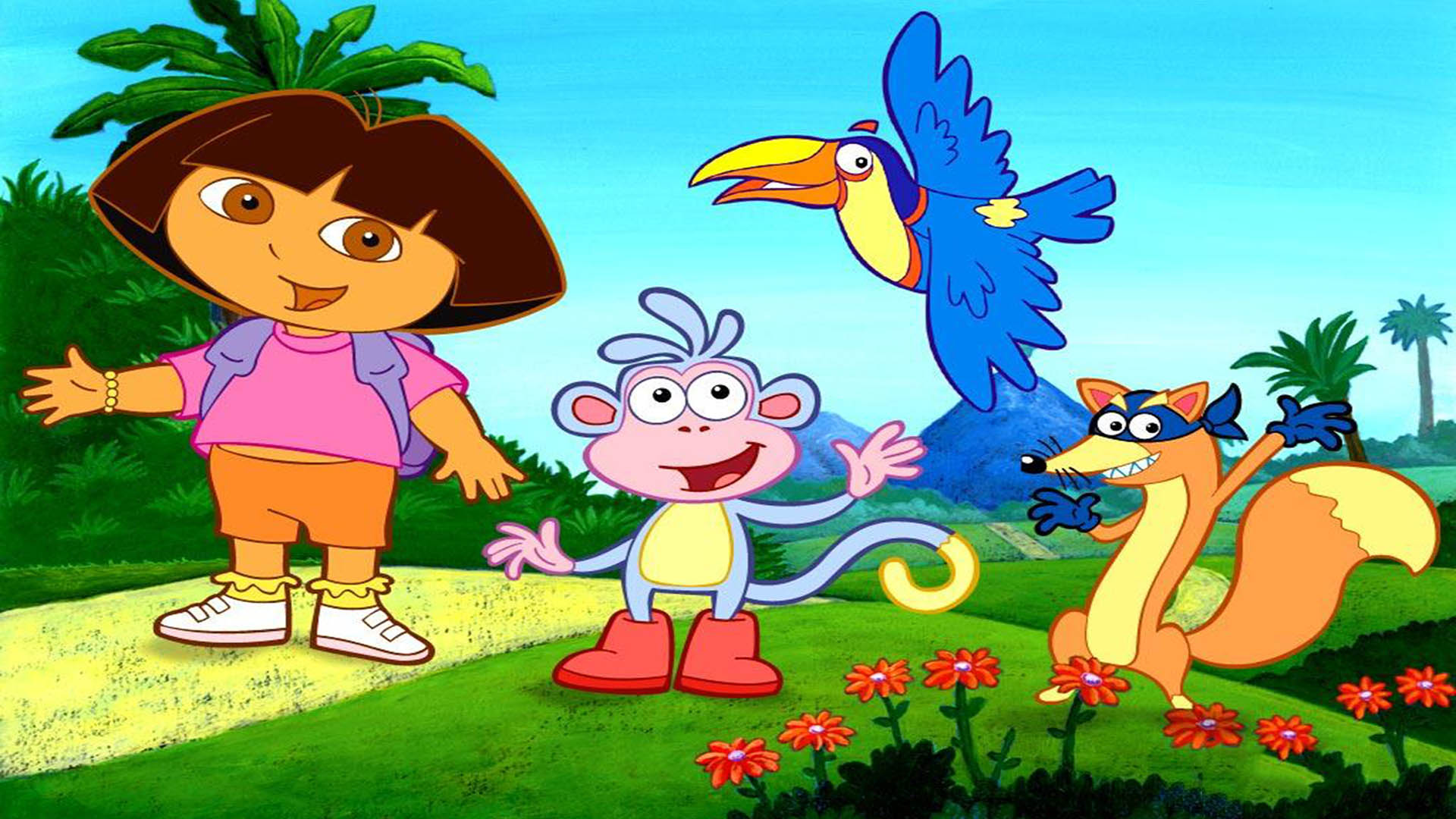 dora wallpaper hd,animated cartoon,cartoon,illustration,animation ...