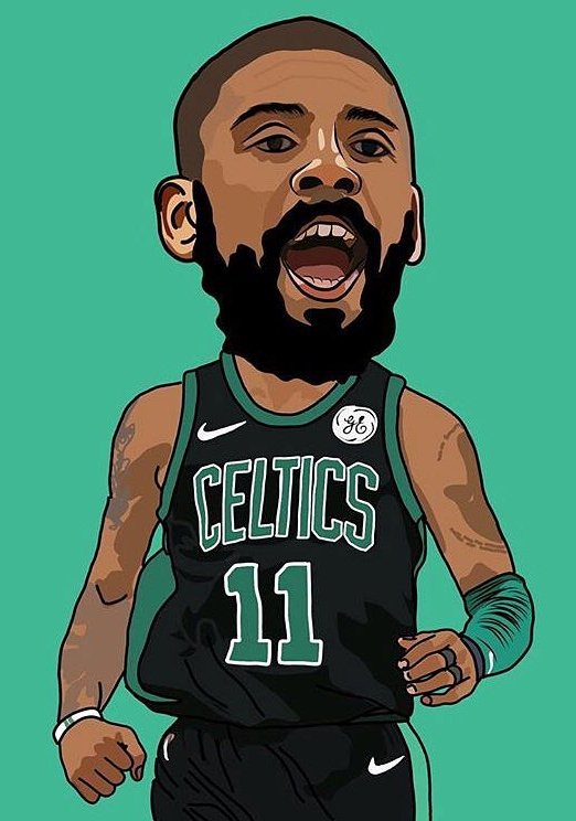 Caricatura De Kyrie Irving