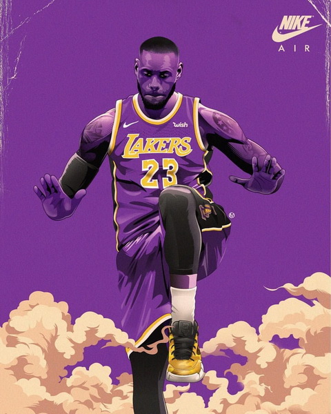 lbj wallpaper,jugador de baloncesto,púrpura,póster,ilustración ...