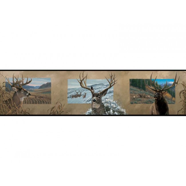 deer wallpaper border,elk,deer,reindeer,wildlife,moose (#457887 ...