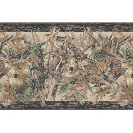 deer wallpaper border,deer,brown,textile,wildlife,tapestry (#457899 ...