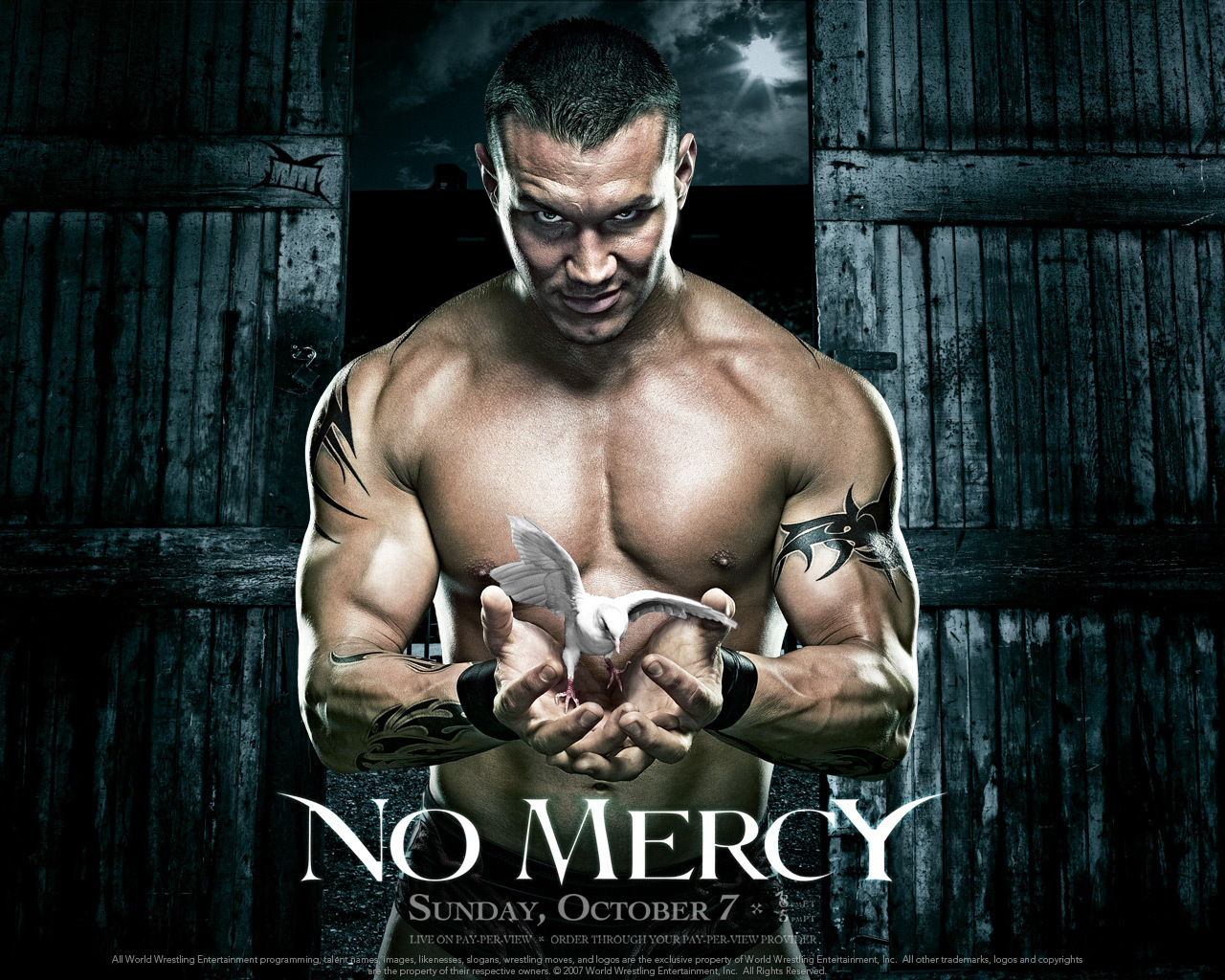 Randy Orton - Randy Orton No Mercy- WallpaperUse
