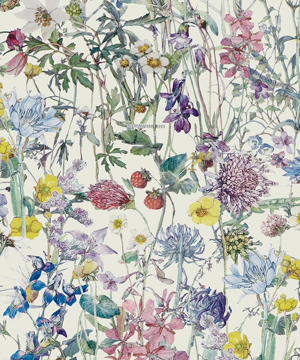 Liberty Tana Lawn Fabric Wild Flowers- WallpaperUse