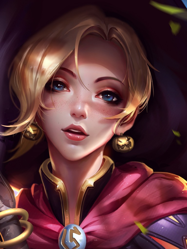 Mercy Overwatch Fan Art- WallpaperUse