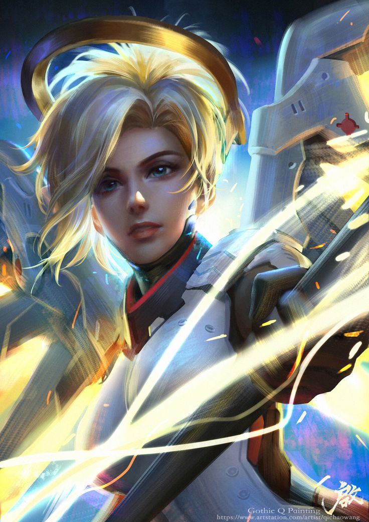 Overwatch Mercy Wallpaper Phone- WallpaperUse