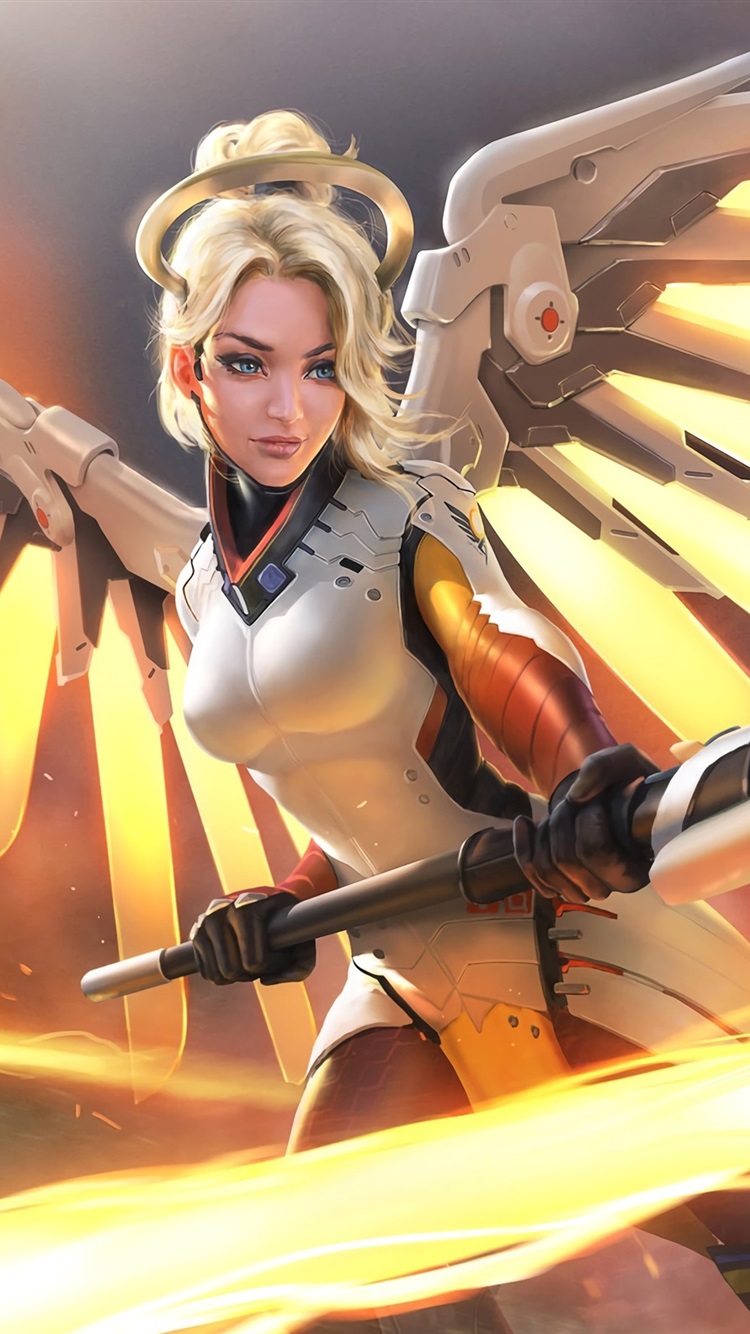 Overwatch Mercy- WallpaperUse