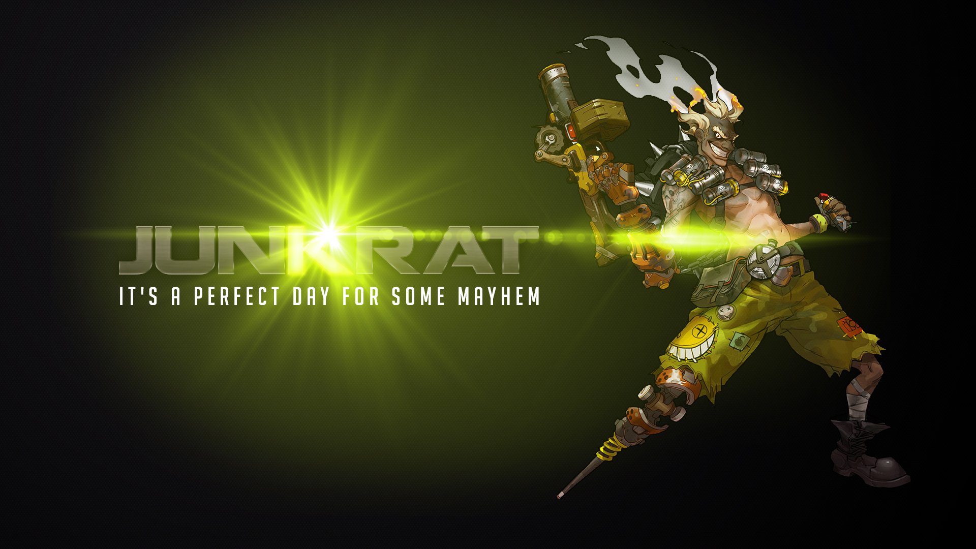 overwatch junkrat wallpaper,graphic design,technology,font,graphics ...