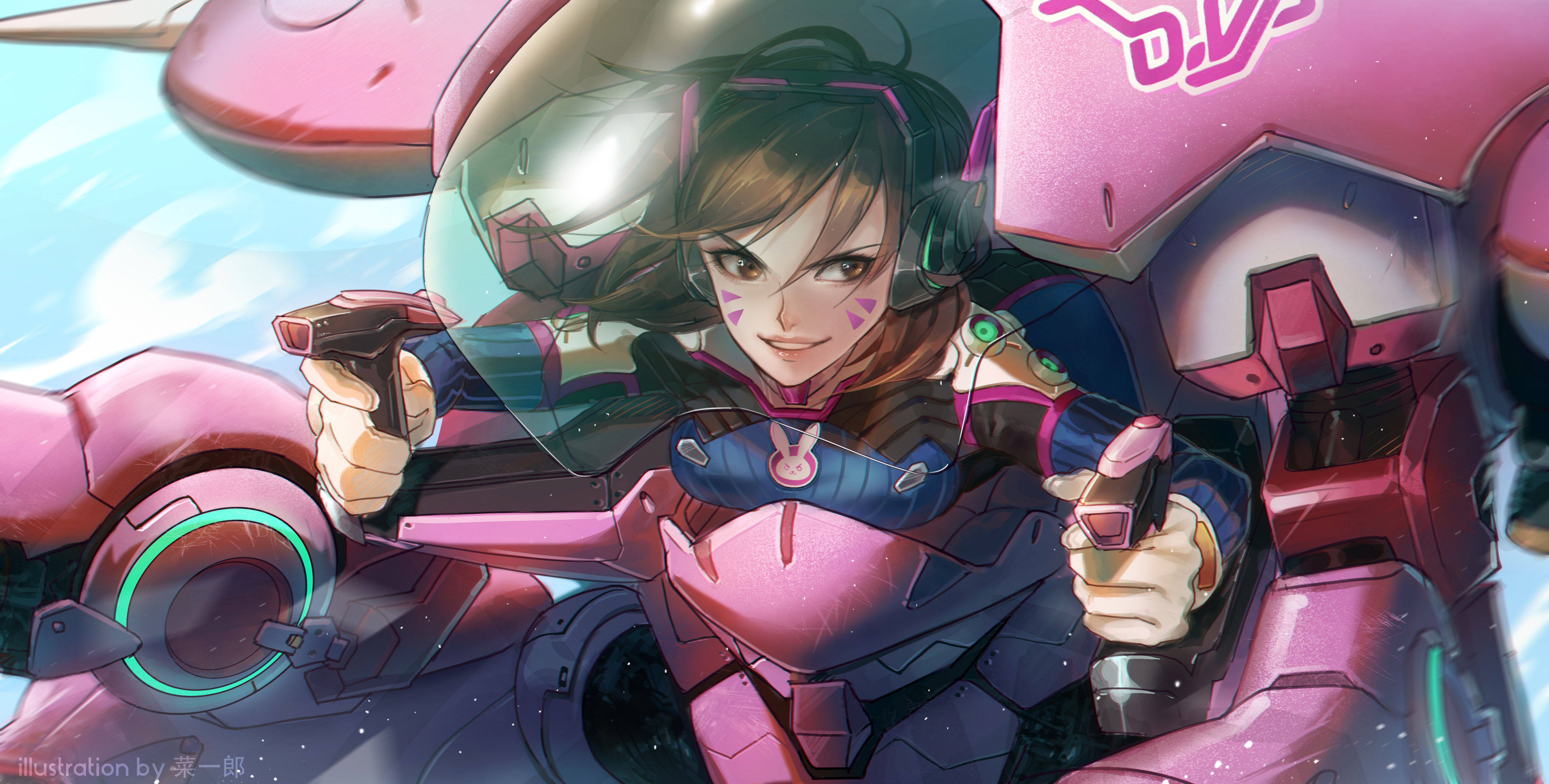 supervisión dva fondo de pantalla,cg artwork,dibujos animados,anime ...