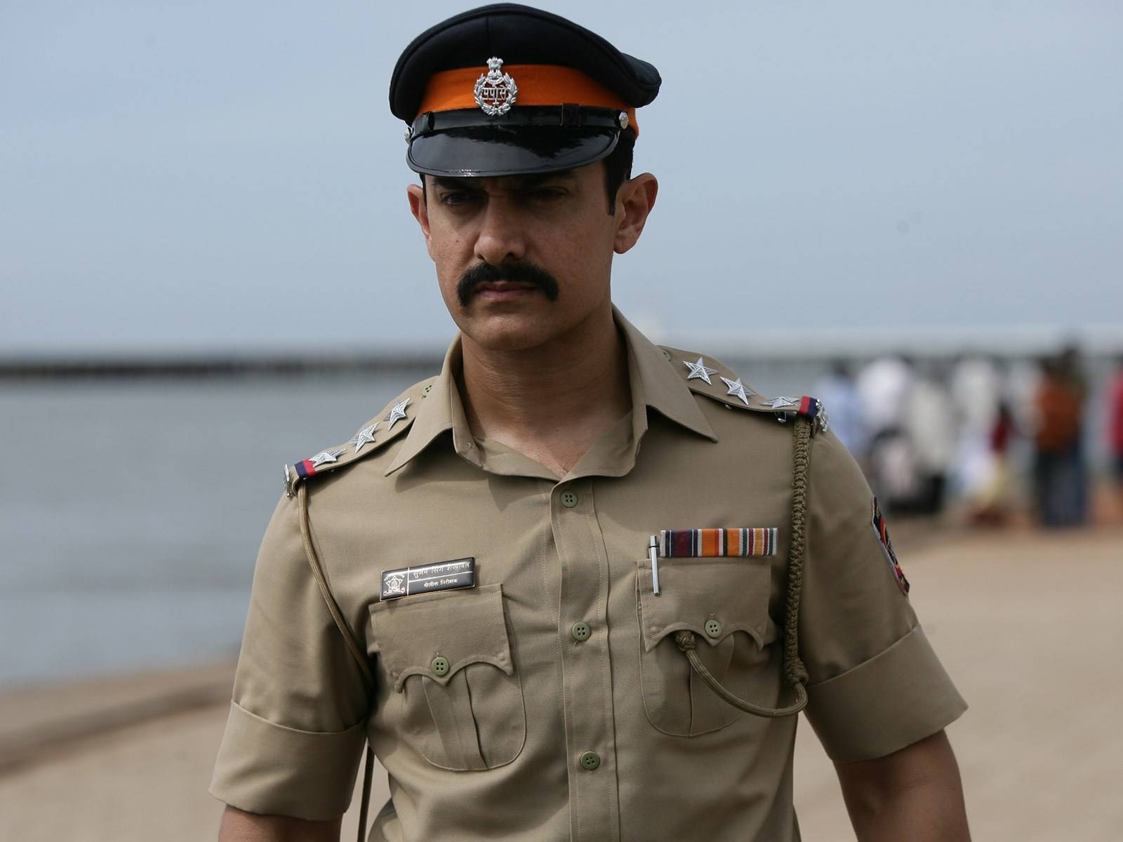 Indian Police Officer Moustache- WallpaperUse