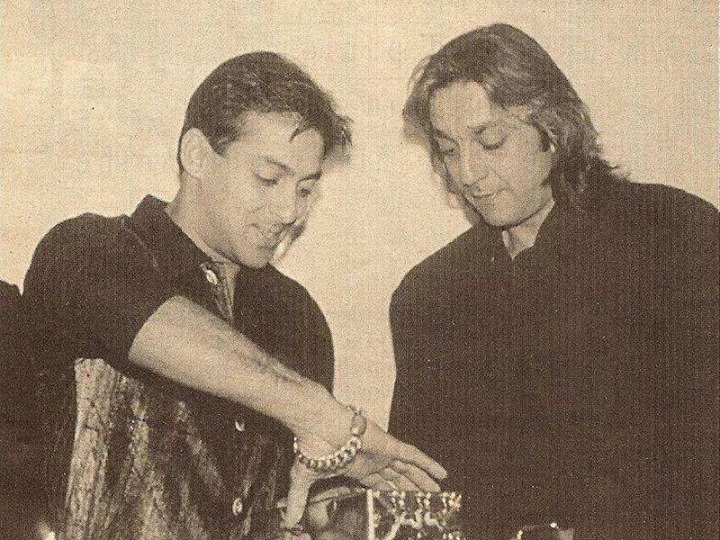 Old Sanjay Dutt And Salman Khan- WallpaperUse