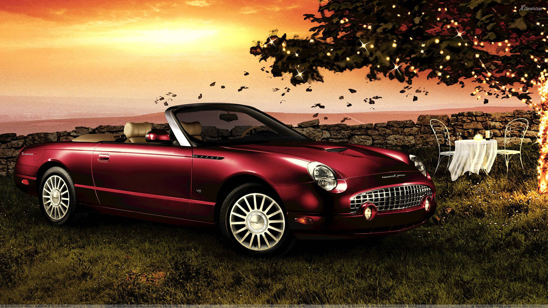 thunderbird wallpaper,land vehicle,vehicle,car,eleventh generation ford ...