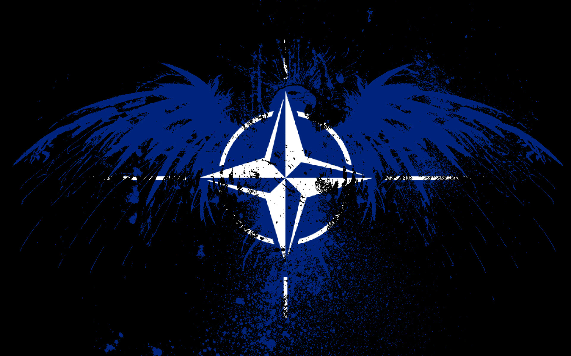 File Name Nato Logo On A Grunge Falcon 2308 Resolution - Nato Wallpaper ...