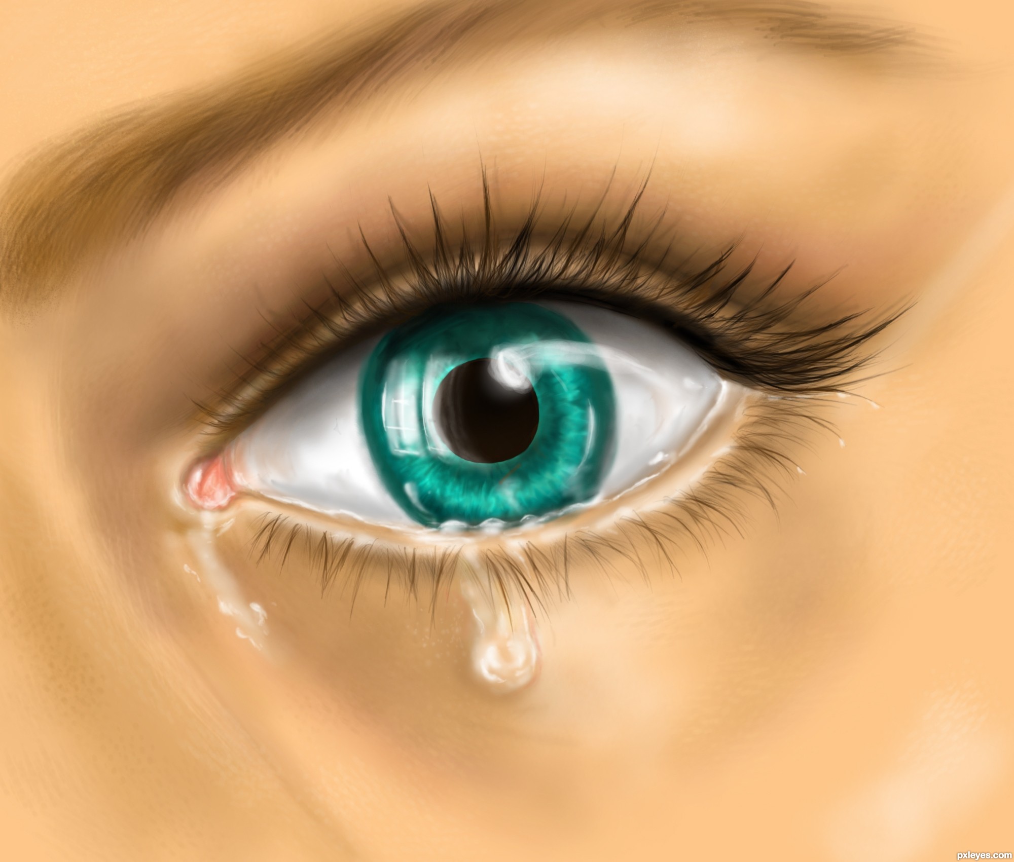 crying eyes wallpapers,green,eye,eyelash,blue,eyebrow (#492550 ...