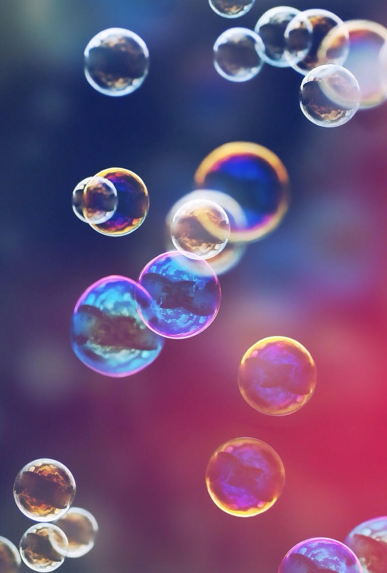 Cute Bubble Background- WallpaperUse
