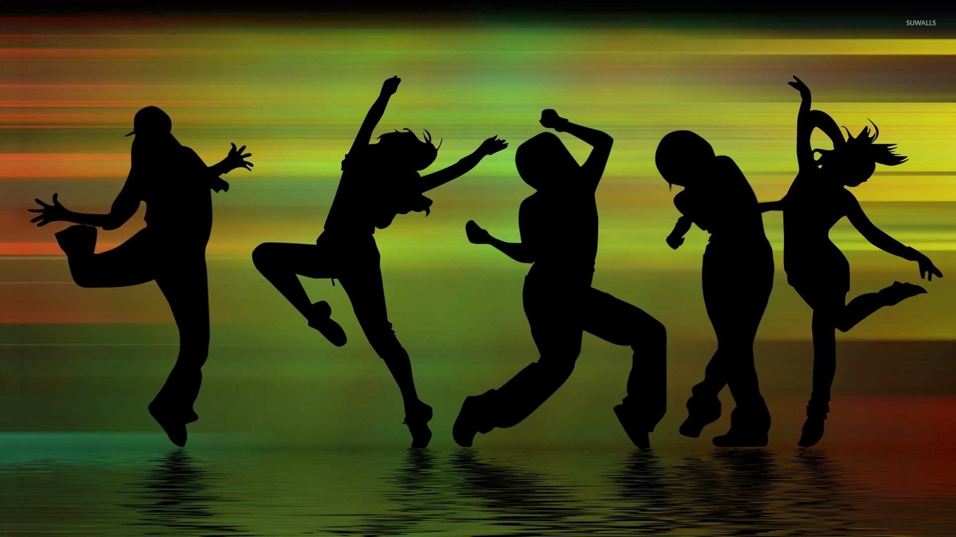 dance wallpaper,people in nature,silhouette,dance,dancer,fun (#50191 ...