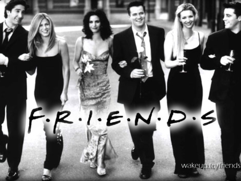 Friends Wallpaper - Friends Black And White- WallpaperUse